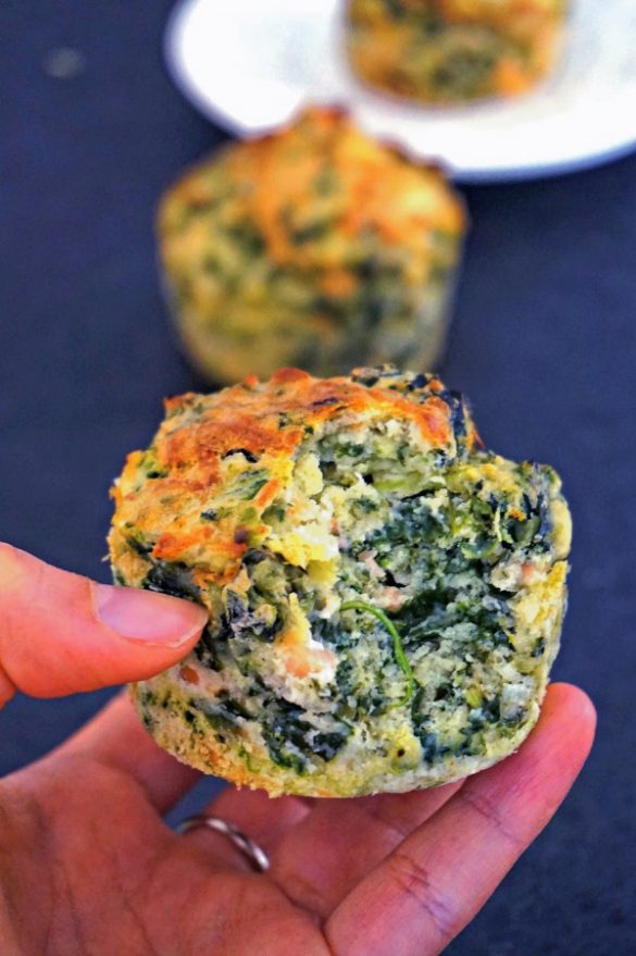 Muffins saumon épinards - Rappelle toi des mets