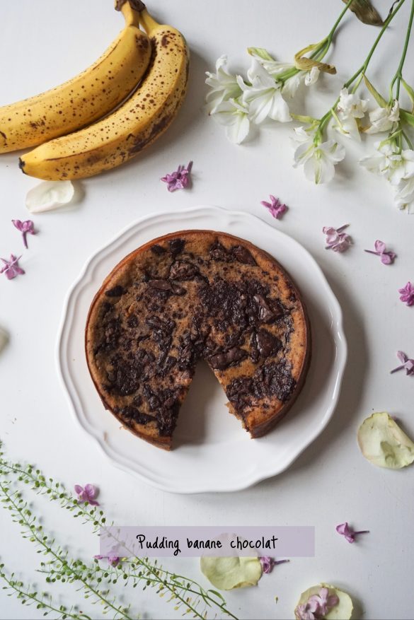 Pudding banane chocolat - Rappelle toi des mets